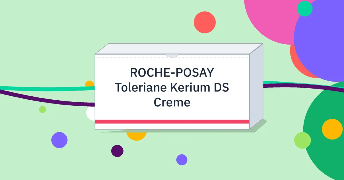 Symbolbild: Packung mit der Aufschrift ROCHE-POSAY Toleriane Kerium DS Creme (PZN 19101502) – Verfügbarkeit und Bezug in Apotheken in Frankfurt am Main