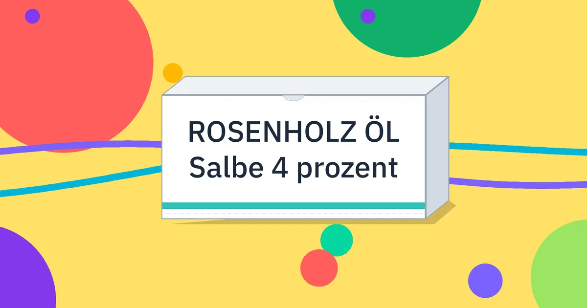 Symbolbild: Packung mit der Aufschrift ROSENHOLZ ÖL Salbe 4 prozent (PZN 18901330) – Verfügbarkeit und Bezug in Apotheken in Frankfurt am Main