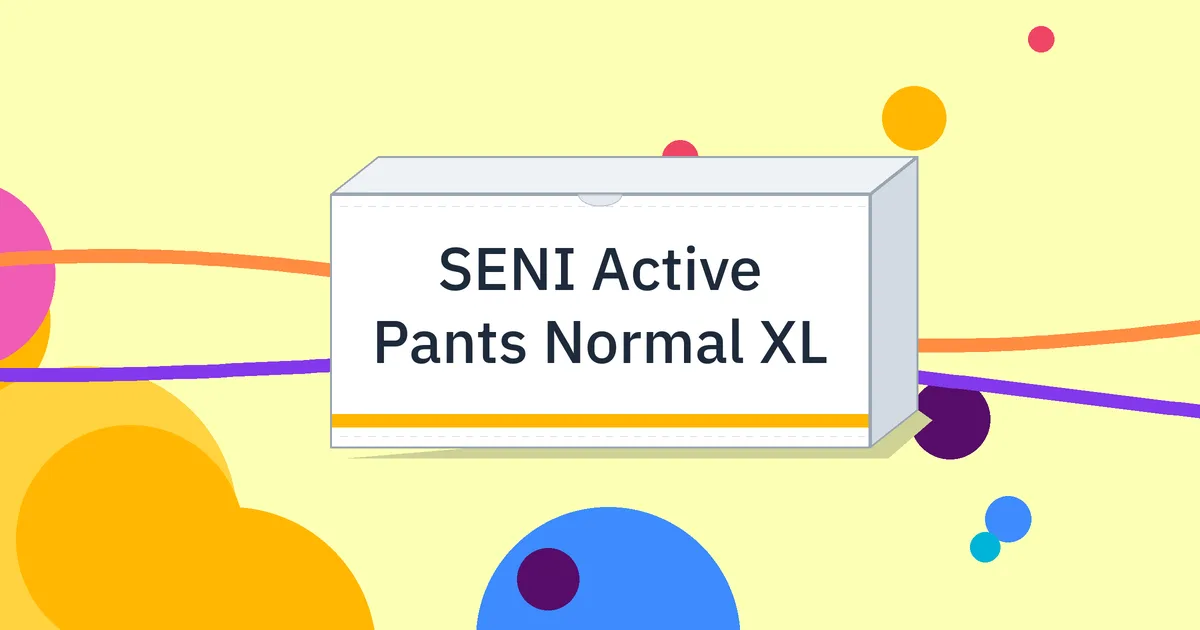 Symbolbild: Packung mit der Aufschrift SENI Active Pants Normal XL (PZN 18011292) – Verfügbarkeit und Bezug in Apotheken in Frankfurt am Main