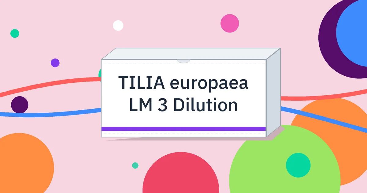 Symbolbild: Packung mit der Aufschrift TILIA europaea LM 3 Dilution (PZN 13223776) – Verfügbarkeit und Bezug in Apotheken in Frankfurt am Main
