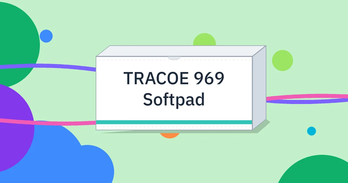 Symbolbild: Packung mit der Aufschrift TRACOE 969 Softpad (PZN 03681176) – Verfügbarkeit und Bezug in Apotheken in Frankfurt am Main