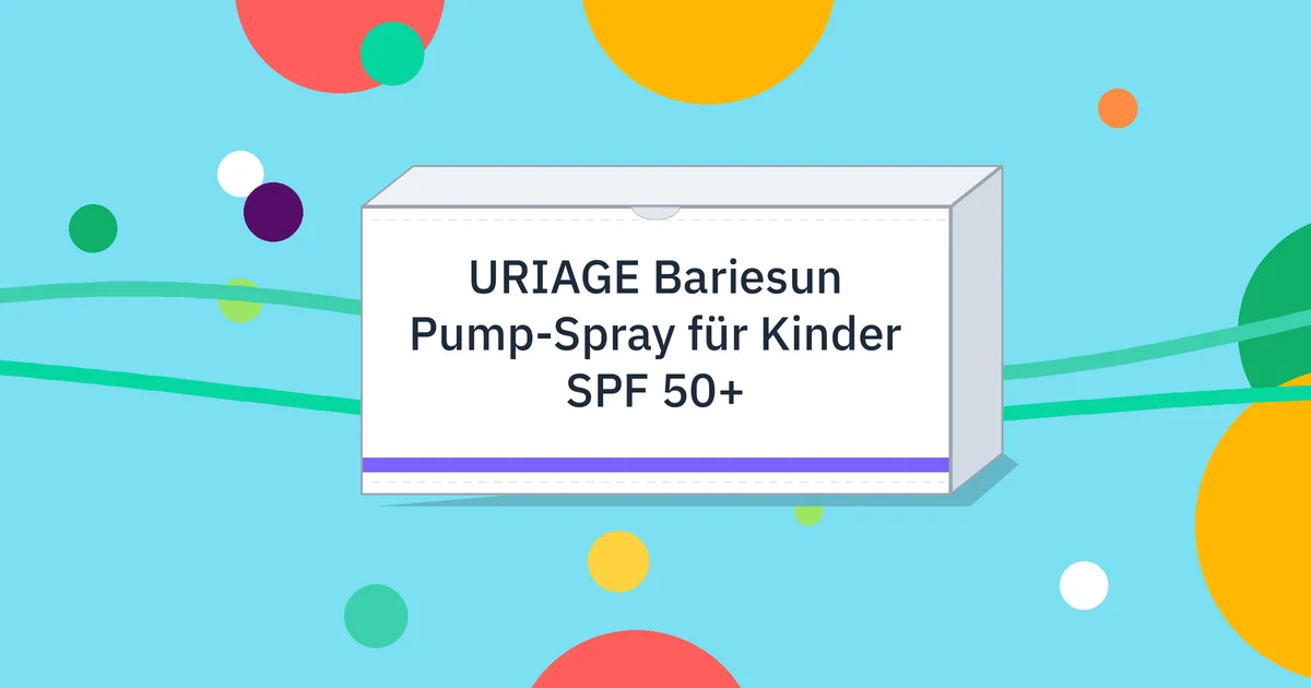 Symbolbild: Packung mit der Aufschrift URIAGE Bariesun Pump-Spray für Kinder SPF 50+ (PZN 17182703) – Verfügbarkeit und Bezug in Apotheken in Frankfurt am Main