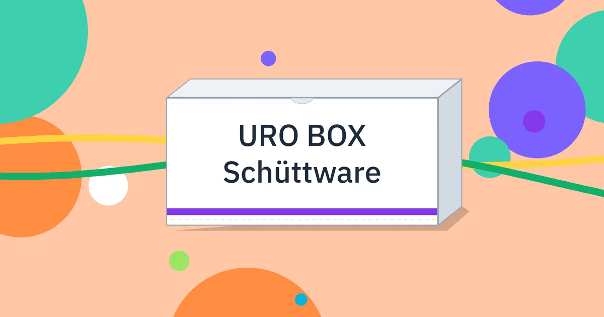 Symbolbild: Packung mit der Aufschrift URO BOX Schüttware (PZN 02727404) – Verfügbarkeit und Bezug in Apotheken in Frankfurt am Main