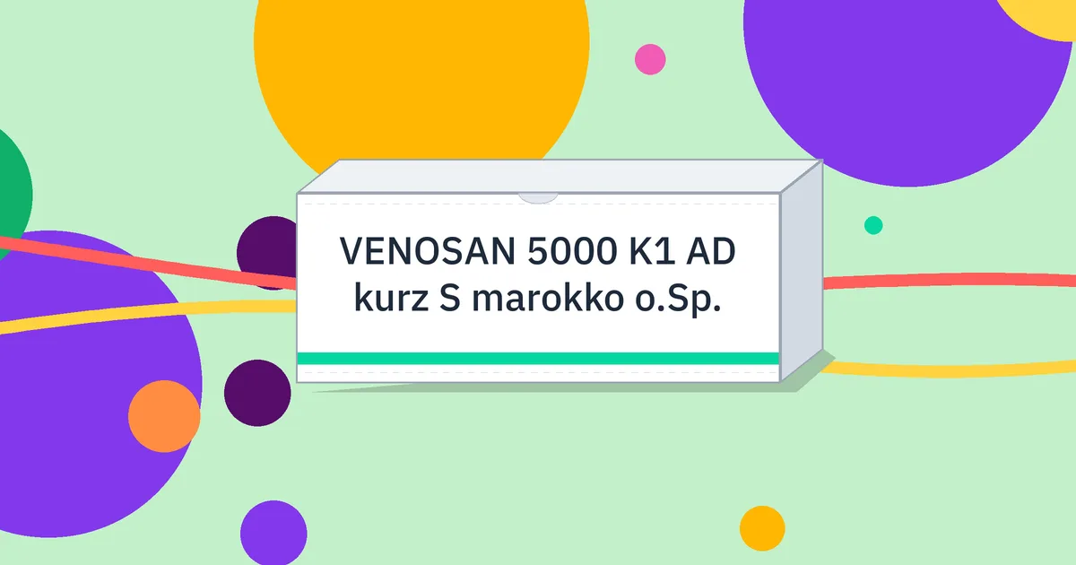 Symbolbild: Packung mit der Aufschrift VENOSAN 5000 K1 AD kurz S marokko o.Sp. (PZN 14430945) – Verfügbarkeit und Bezug in Apotheken in Frankfurt am Main