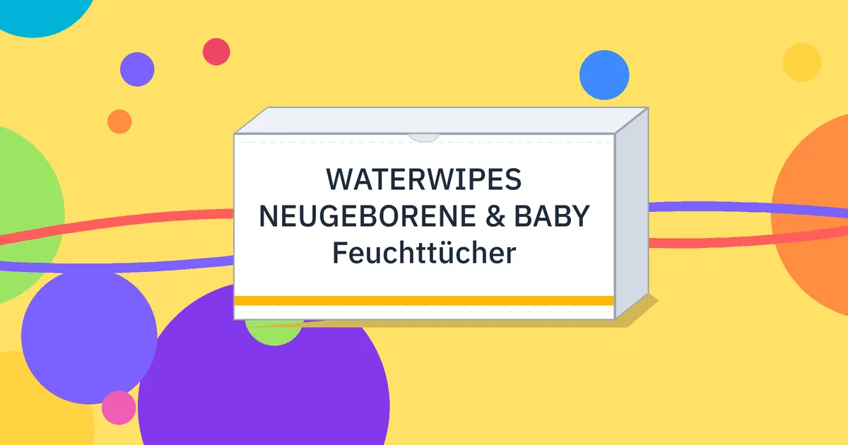 Symbolbild: Packung mit der Aufschrift WATERWIPES NEUGEBORENE & BABY Feuchttücher (PZN 20059159) – Verfügbarkeit und Bezug in Apotheken in Frankfurt am Main