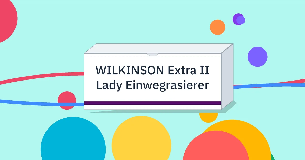 Symbolbild: Packung mit der Aufschrift WILKINSON Extra II Lady Einwegrasierer (PZN 01669490) – Verfügbarkeit und Bezug in Apotheken in Frankfurt am Main