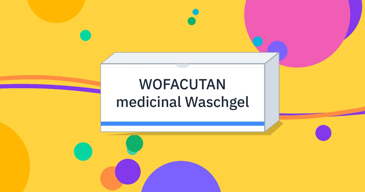 Symbolbild: Packung mit der Aufschrift WOFACUTAN medicinal Waschgel (PZN 07035013) – Verfügbarkeit und Bezug in Apotheken in Frankfurt am Main