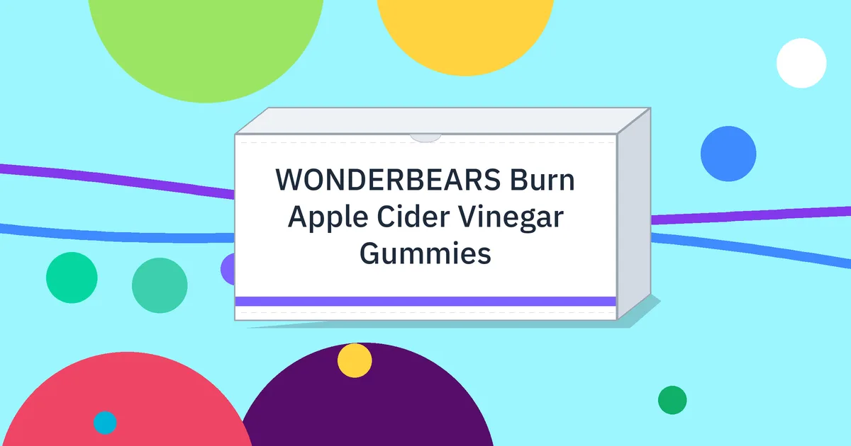 Symbolbild: Packung mit der Aufschrift WONDERBEARS Burn Apple Cider Vinegar Gummies (PZN 20951192) – Verfügbarkeit und Bezug in Apotheken in Frankfurt am Main