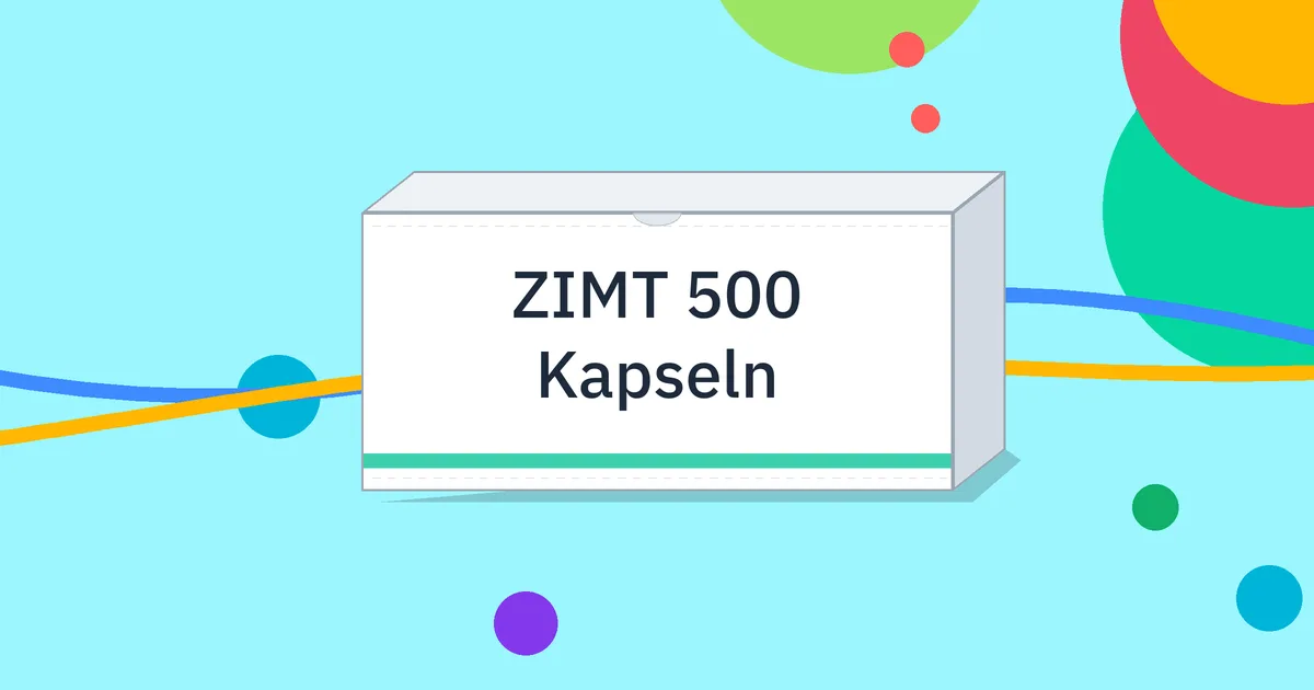 Symbolbild: Packung mit der Aufschrift ZIMT 500 Kapseln (PZN 04305162) – Verfügbarkeit und Bezug in Apotheken in Frankfurt am Main