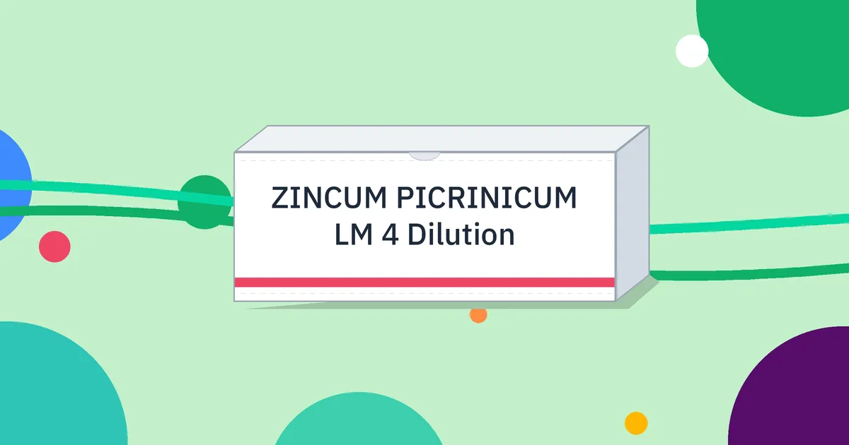 Symbolbild: Packung mit der Aufschrift ZINCUM PICRINICUM LM 4 Dilution (PZN 13298047) – Verfügbarkeit und Bezug in Apotheken in Frankfurt am Main