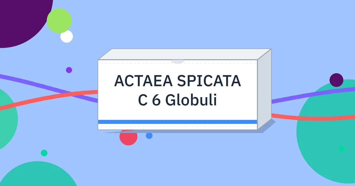 Symbolbild: Packung mit der Aufschrift ACTAEA SPICATA C 6 Globuli (PZN 19717404) – Verfügbarkeit und Bezug in Apotheken in Frankfurt am Main