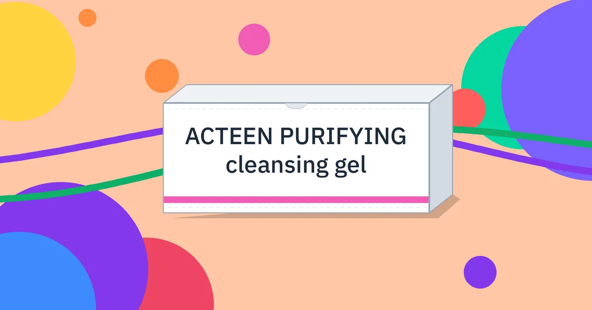 Symbolbild: Packung mit der Aufschrift ACTEEN PURIFYING cleansing gel (PZN 12478468) – Verfügbarkeit und Bezug in Apotheken in Frankfurt am Main