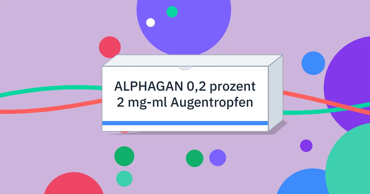 Symbolbild: Packung mit der Aufschrift ALPHAGAN 0,2 prozent 2 mg-ml Augentropfen (PZN 17243824) – Verfügbarkeit und Bezug in Apotheken in Frankfurt am Main