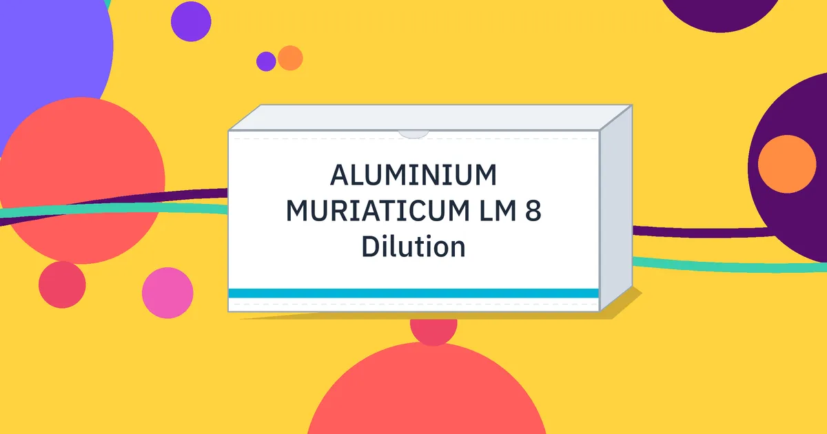 Symbolbild: Packung mit der Aufschrift ALUMINIUM MURIATICUM LM 8 Dilution (PZN 13316644) – Verfügbarkeit und Bezug in Apotheken in Frankfurt am Main