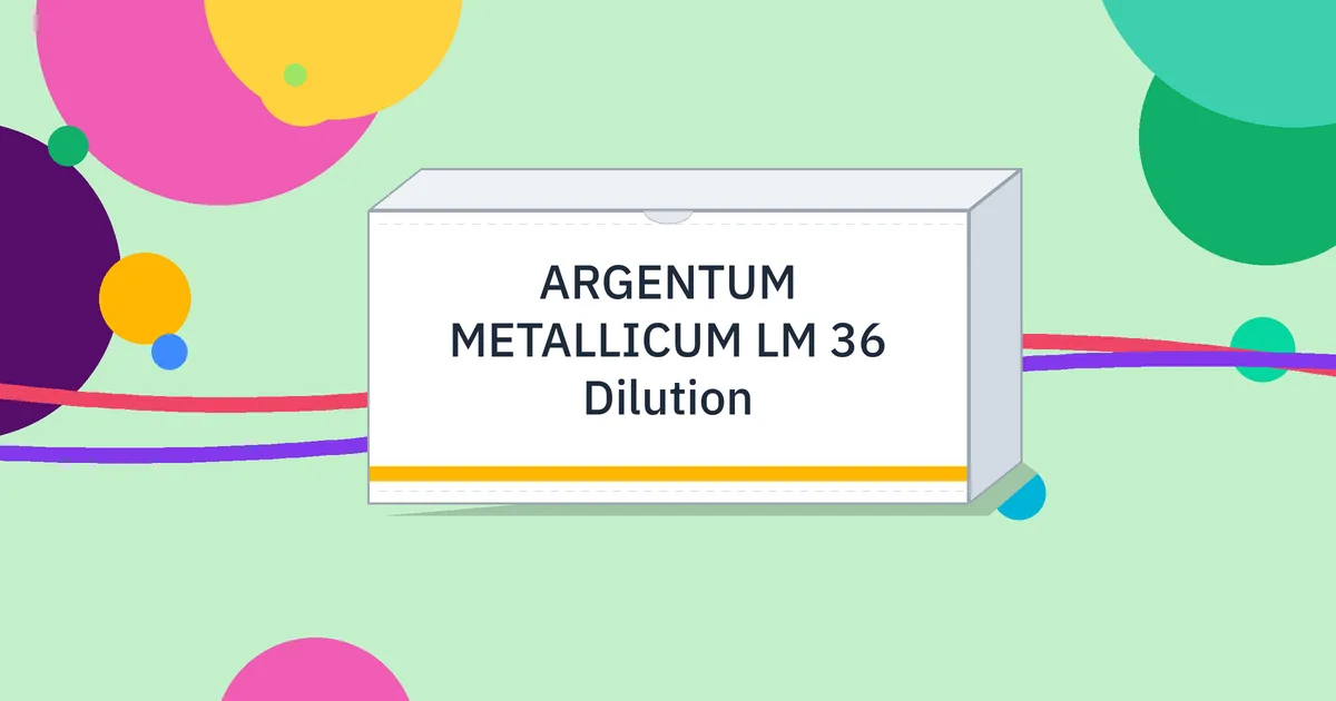 Symbolbild: Packung mit der Aufschrift ARGENTUM METALLICUM LM 36 Dilution (PZN 12767988) – Verfügbarkeit und Bezug in Apotheken in Frankfurt am Main