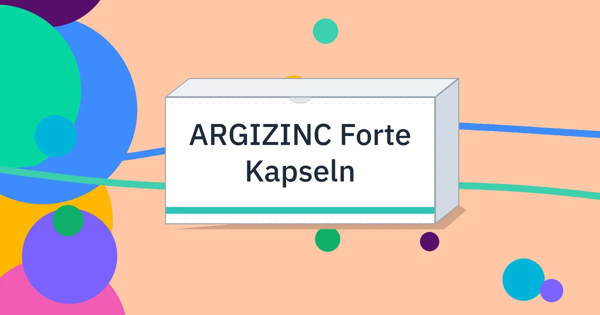Symbolbild: Packung mit der Aufschrift ARGIZINC Forte Kapseln (PZN 20321367) – Verfügbarkeit und Bezug in Apotheken in Frankfurt am Main