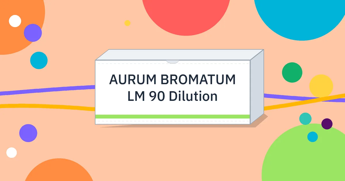 Symbolbild: Packung mit der Aufschrift AURUM BROMATUM LM 90 Dilution (PZN 12784030) – Verfügbarkeit und Bezug in Apotheken in Frankfurt am Main