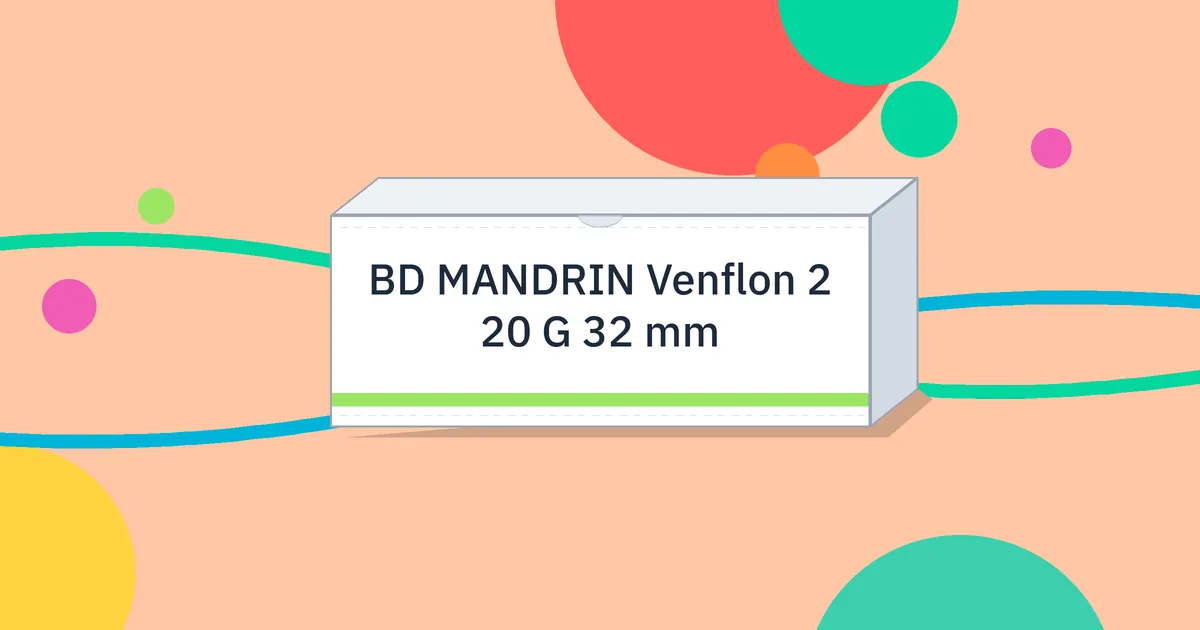 Symbolbild: Packung mit der Aufschrift BD MANDRIN Venflon 2 20 G 32 mm (PZN 13871423) – Verfügbarkeit und Bezug in Apotheken in Frankfurt am Main