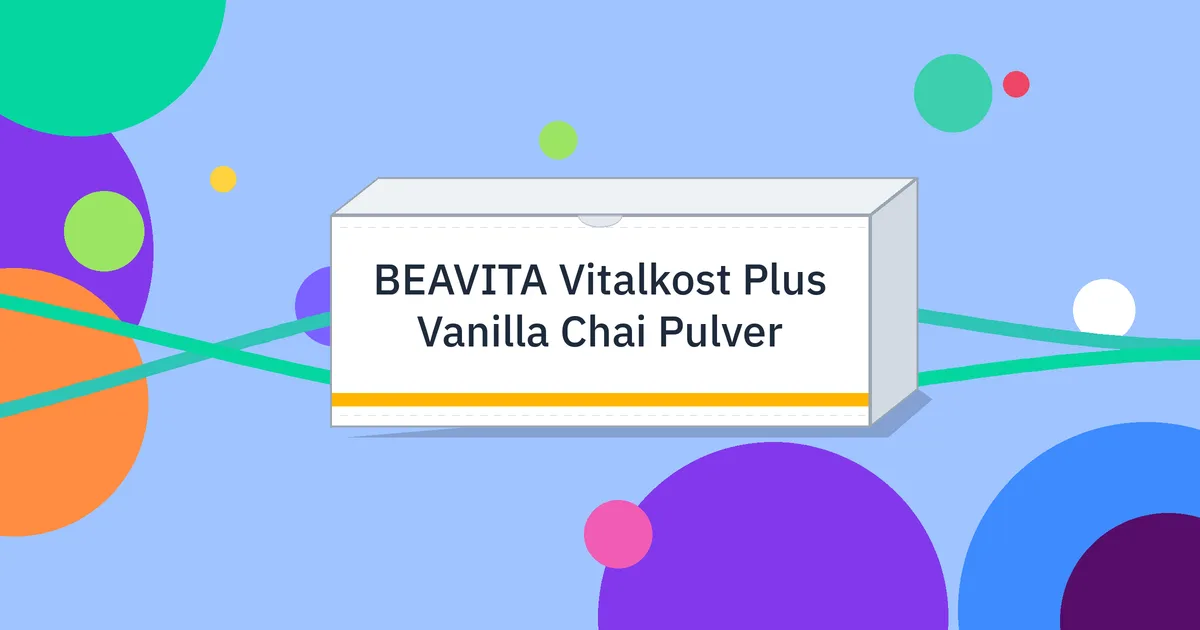 Symbolbild: Packung mit der Aufschrift BEAVITA Vitalkost Plus Vanilla Chai Pulver (PZN 12503812) – Verfügbarkeit und Bezug in Apotheken in Frankfurt am Main