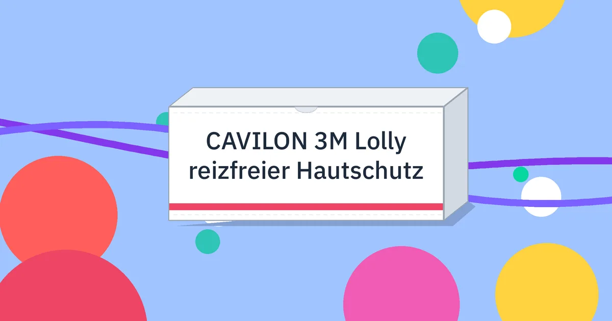 Symbolbild: Packung mit der Aufschrift CAVILON 3M Lolly reizfreier Hautschutz (PZN 03028648) – Verfügbarkeit und Bezug in Apotheken in Frankfurt am Main