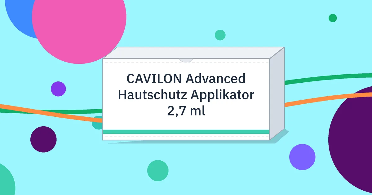 Symbolbild: Packung mit der Aufschrift CAVILON Advanced Hautschutz Applikator 2,7 ml (PZN 16747209) – Verfügbarkeit und Bezug in Apotheken in Frankfurt am Main
