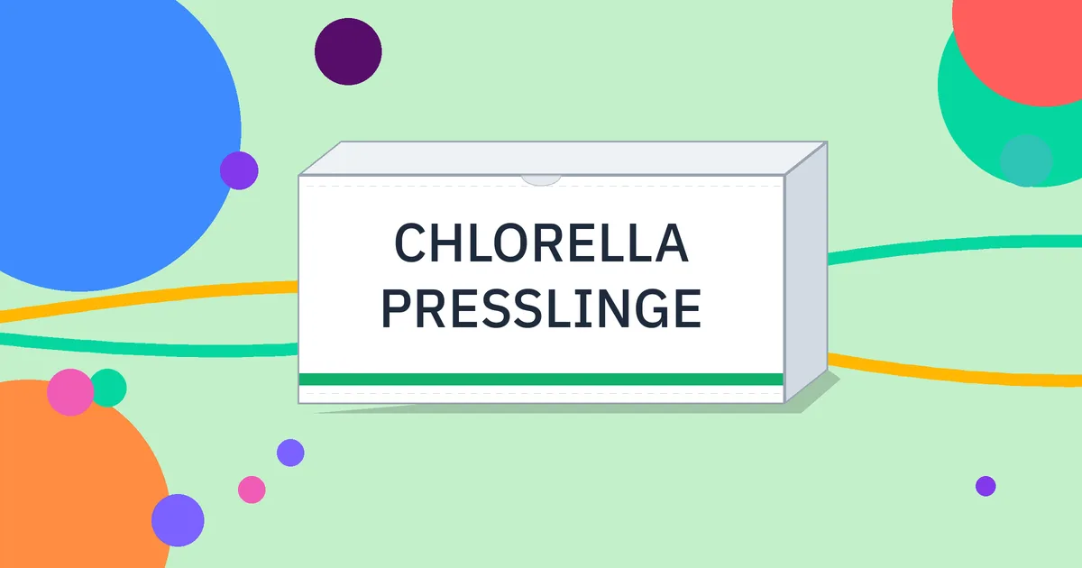 Symbolbild: Packung mit der Aufschrift CHLORELLA PRESSLINGE (PZN 09398955) – Verfügbarkeit und Bezug in Apotheken in Frankfurt am Main