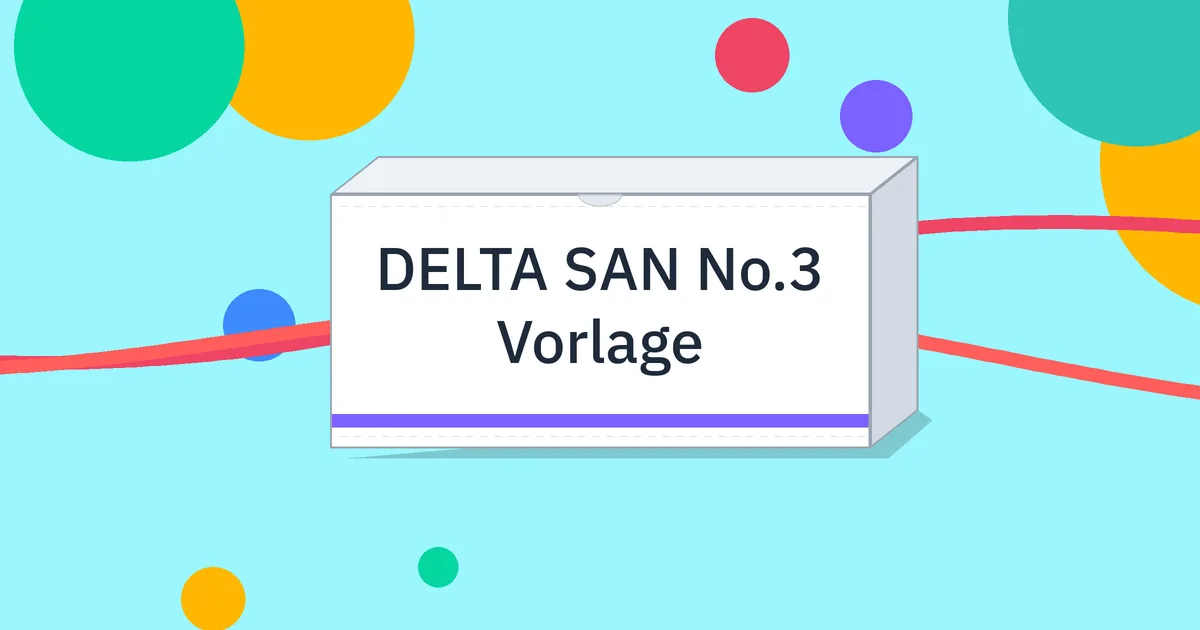 Symbolbild: Packung mit der Aufschrift DELTA SAN No.3 Vorlage (PZN 01254783) – Verfügbarkeit und Bezug in Apotheken in Frankfurt am Main