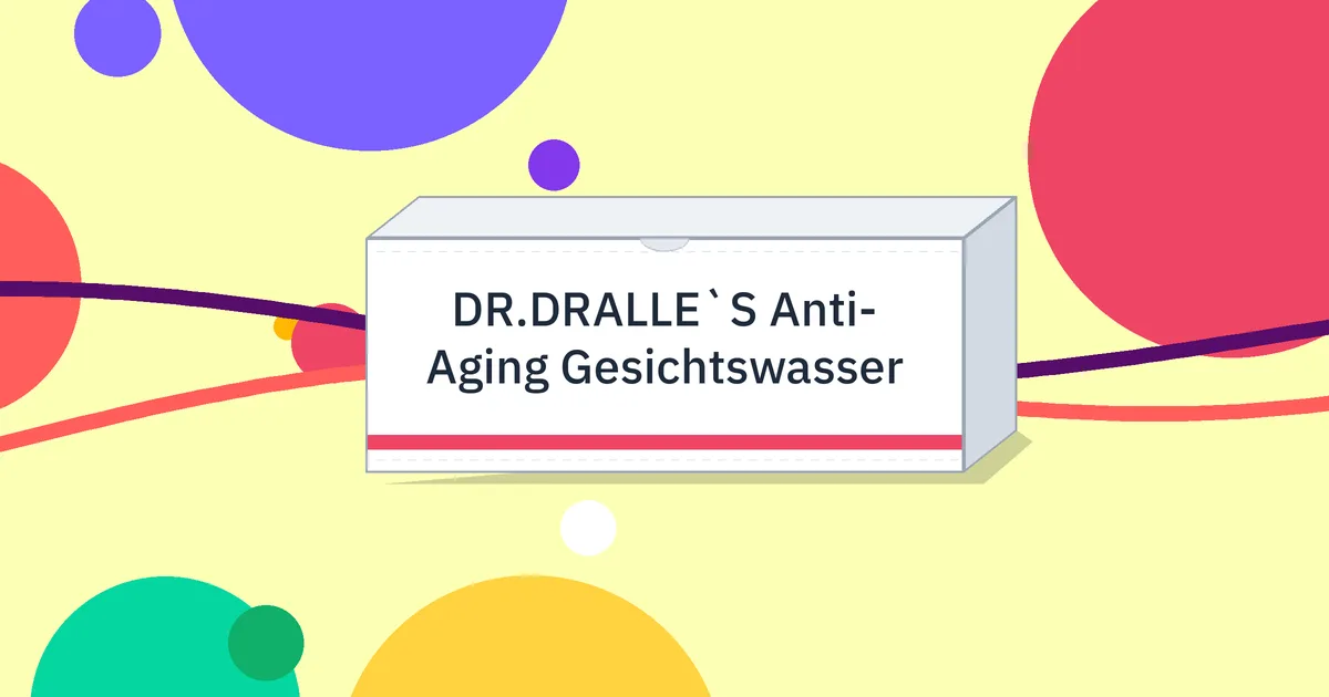 Symbolbild: Packung mit der Aufschrift DR.DRALLE`S Anti-Aging Gesichtswasser (PZN 16703270) – Verfügbarkeit und Bezug in Apotheken in Frankfurt am Main