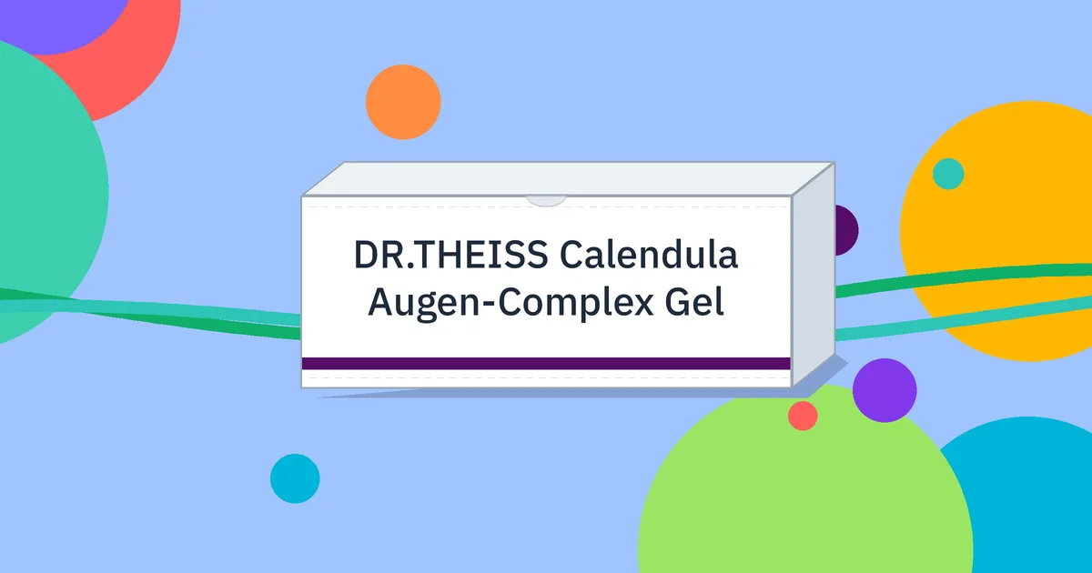 Symbolbild: Packung mit der Aufschrift DR.THEISS Calendula Augen-Complex Gel (PZN 06634763) – Verfügbarkeit und Bezug in Apotheken in Frankfurt am Main