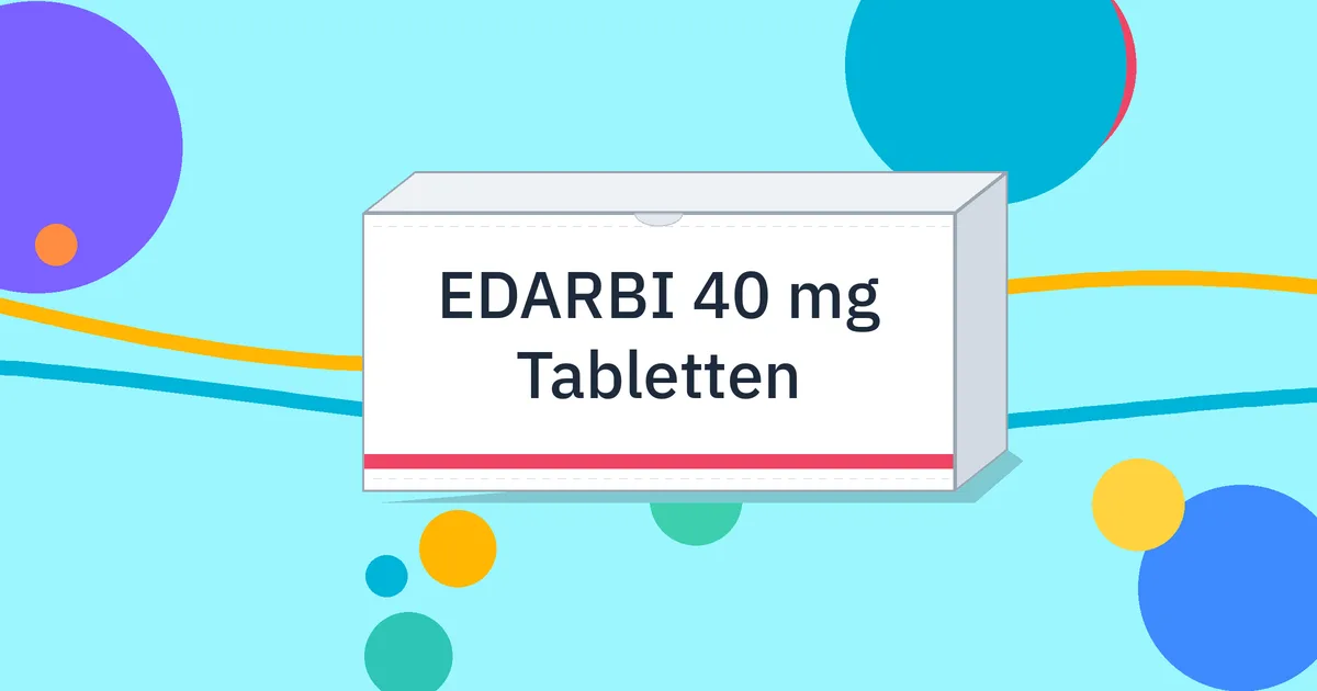 Symbolbild: Packung mit der Aufschrift EDARBI 40 mg Tabletten (PZN 09253056) – Verfügbarkeit und Bezug in Apotheken in Frankfurt am Main