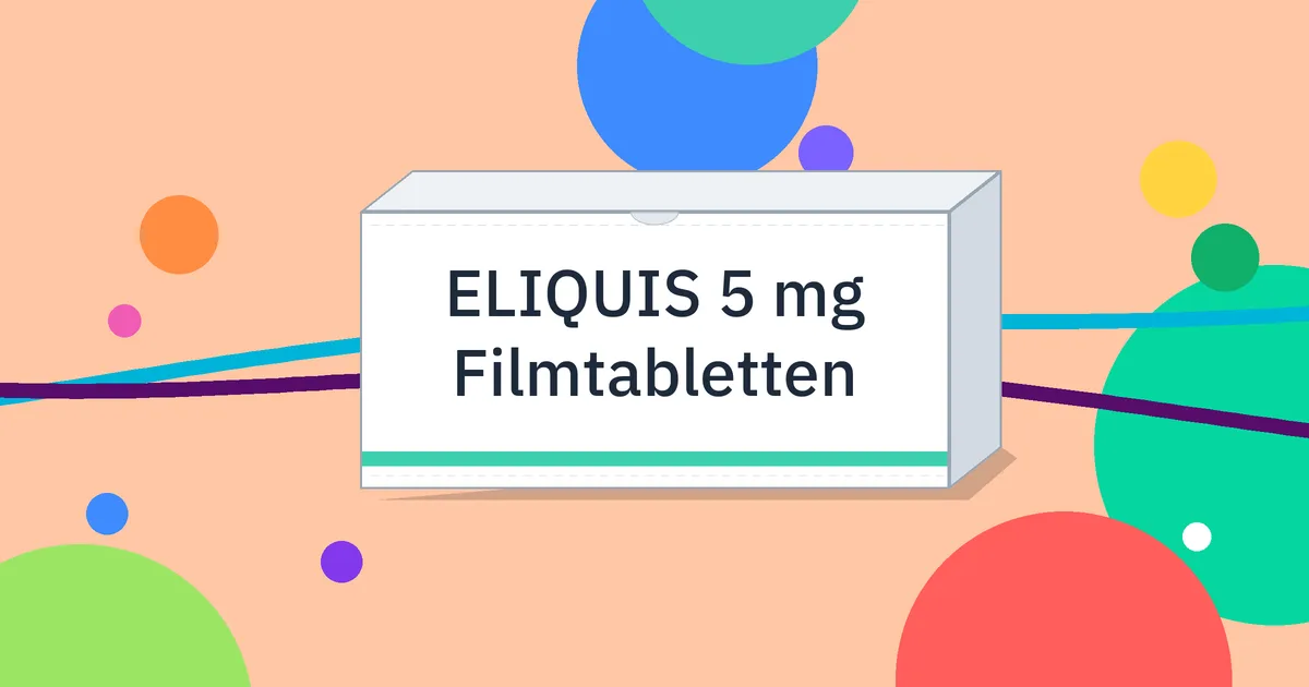 Symbolbild: Packung mit der Aufschrift ELIQUIS 5 mg Filmtabletten (PZN 17669440) – Verfügbarkeit und Bezug in Apotheken in Frankfurt am Main