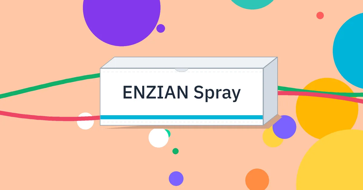 Symbolbild: Packung mit der Aufschrift ENZIAN Spray (PZN 11712465) – Verfügbarkeit und Bezug in Apotheken in Frankfurt am Main