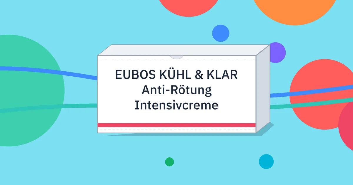 Symbolbild: Packung mit der Aufschrift EUBOS KÜHL & KLAR Anti-Rötung Intensivcreme (PZN 16917686) – Verfügbarkeit und Bezug in Apotheken in Frankfurt am Main