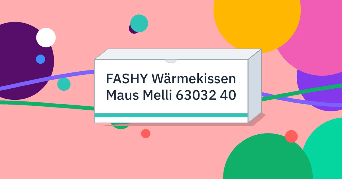 Symbolbild: Packung mit der Aufschrift FASHY Wärmekissen Maus Melli 63032 40 (PZN 15572937) – Verfügbarkeit und Bezug in Apotheken in Frankfurt am Main