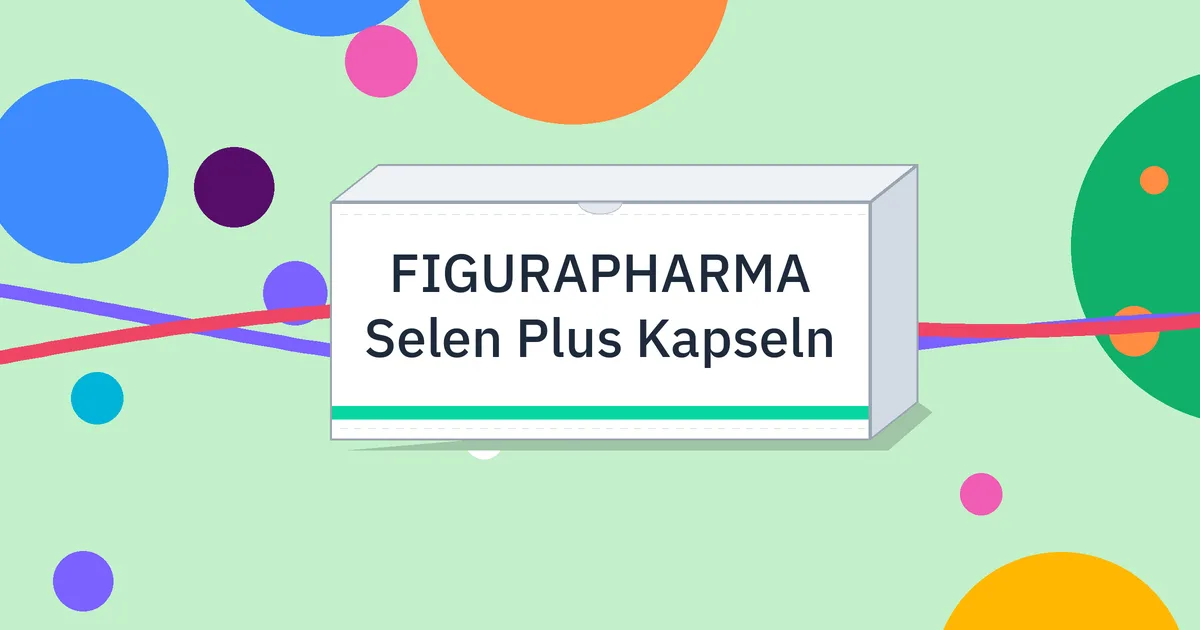 Symbolbild: Packung mit der Aufschrift FIGURAPHARMA Selen Plus Kapseln (PZN 18733795) – Verfügbarkeit und Bezug in Apotheken in Frankfurt am Main