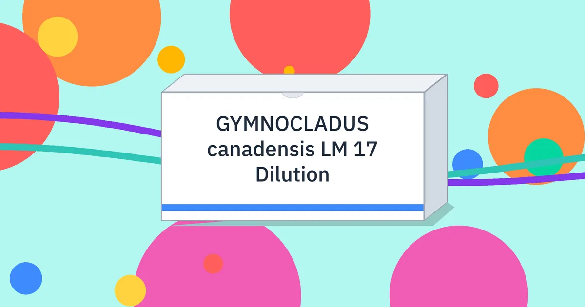 Symbolbild: Packung mit der Aufschrift GYMNOCLADUS canadensis LM 17 Dilution (PZN 13548946) – Verfügbarkeit und Bezug in Apotheken in Frankfurt am Main