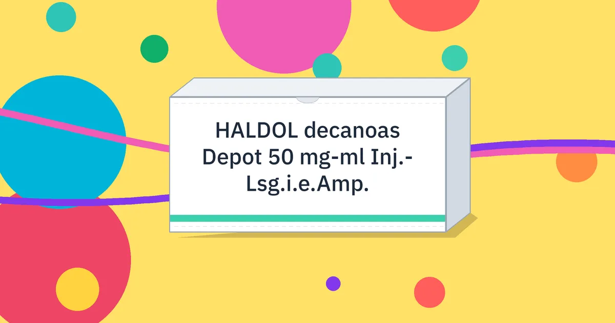 Symbolbild: Packung mit der Aufschrift HALDOL decanoas Depot 50 mg-ml Inj.-Lsg.i.e.Amp. (PZN 15378980) – Verfügbarkeit und Bezug in Apotheken in Frankfurt am Main