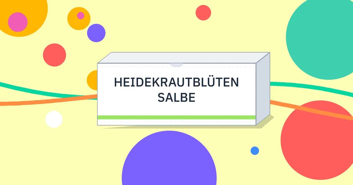 Symbolbild: Packung mit der Aufschrift HEIDEKRAUTBLÜTEN SALBE (PZN 18780903) – Verfügbarkeit und Bezug in Apotheken in Frankfurt am Main