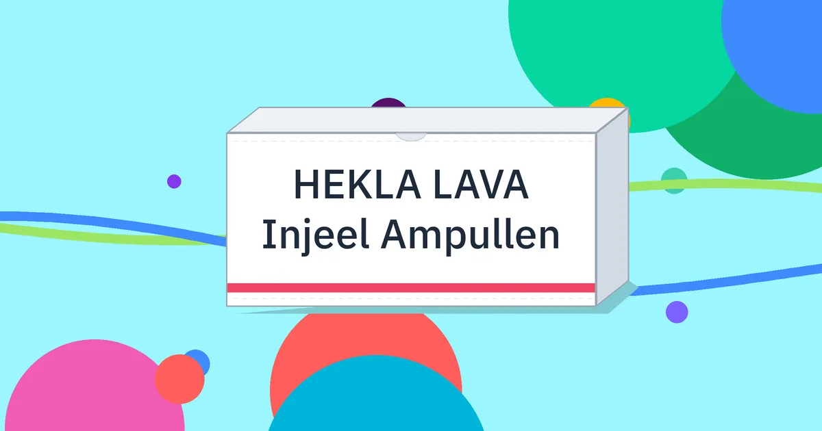 Symbolbild: Packung mit der Aufschrift HEKLA LAVA Injeel Ampullen (PZN 00462002) – Verfügbarkeit und Bezug in Apotheken in Frankfurt am Main