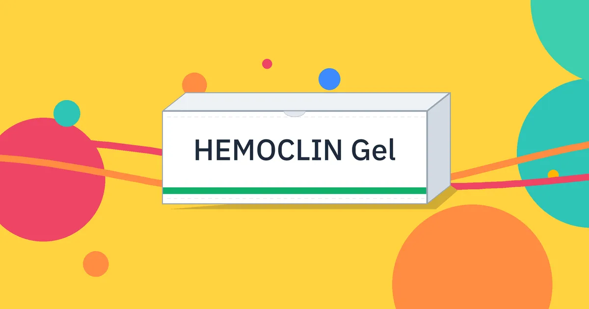 Symbolbild: Packung mit der Aufschrift HEMOCLIN Gel (PZN 02217324) – Verfügbarkeit und Bezug in Apotheken in Frankfurt am Main