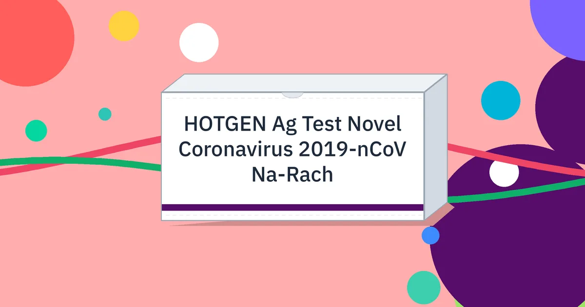 Symbolbild: Packung mit der Aufschrift HOTGEN Ag Test Novel Coronavirus 2019-nCoV Na-Rach (PZN 17417980) – Verfügbarkeit und Bezug in Apotheken in Frankfurt am Main