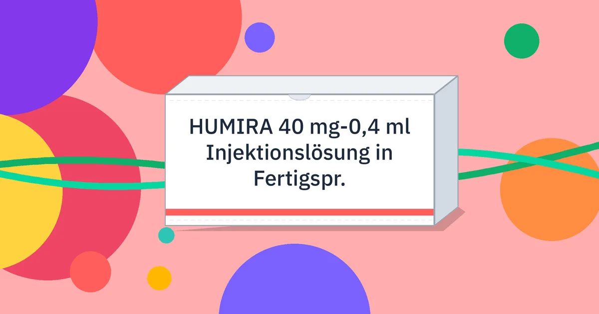 Symbolbild: Packung mit der Aufschrift HUMIRA 40 mg-0,4 ml Injektionslösung in Fertigspr. (PZN 20546480) – Verfügbarkeit und Bezug in Apotheken in Frankfurt am Main