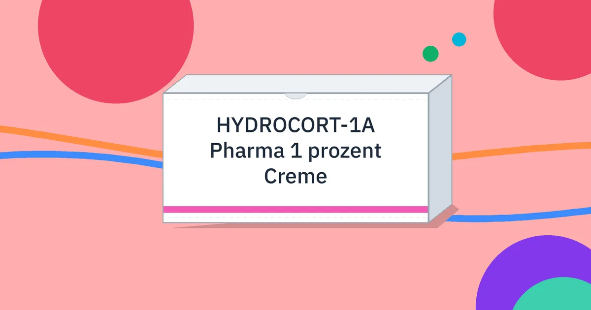 Symbolbild: Packung mit der Aufschrift HYDROCORT-1A Pharma 1 prozent Creme (PZN 14236893) – Verfügbarkeit und Bezug in Apotheken in Frankfurt am Main