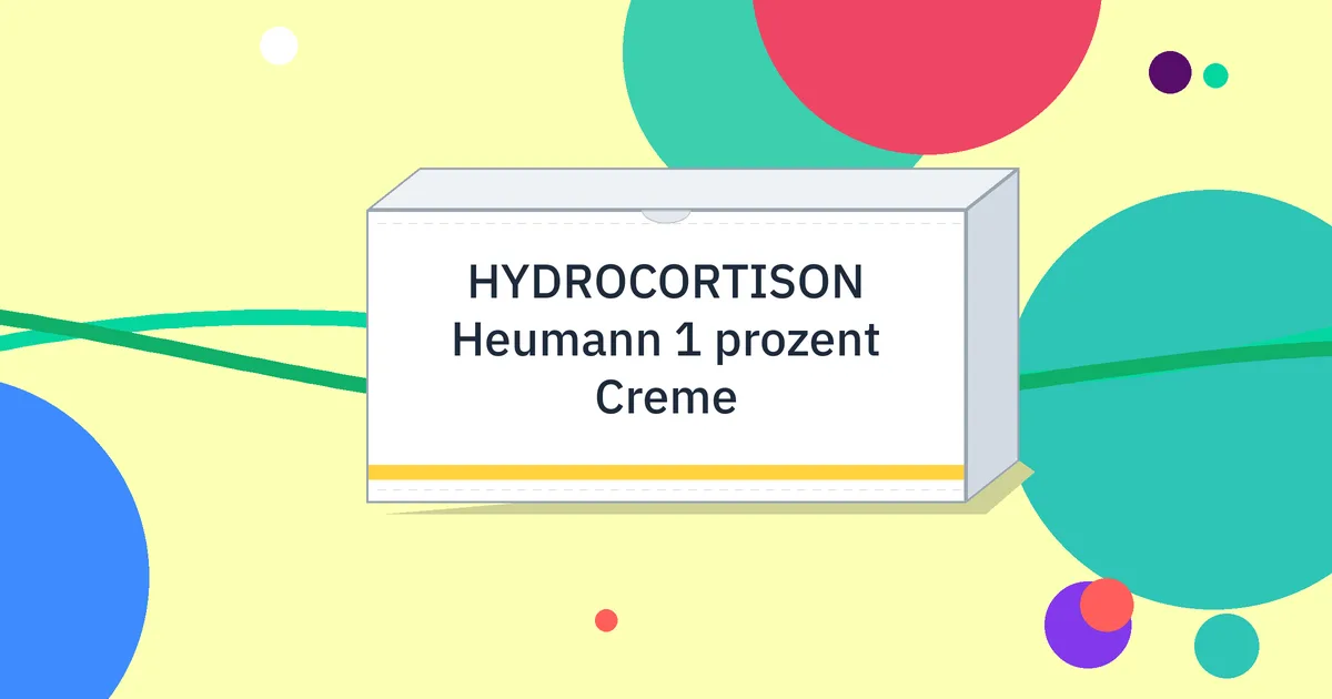 Symbolbild: Packung mit der Aufschrift HYDROCORTISON Heumann 1 prozent Creme (PZN 03424249) – Verfügbarkeit und Bezug in Apotheken in Frankfurt am Main