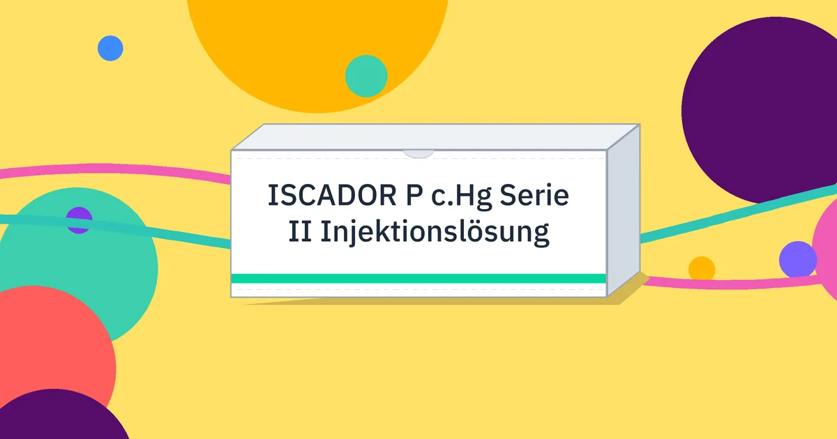 Symbolbild: Packung mit der Aufschrift ISCADOR P c.Hg Serie II Injektionslösung (PZN 09751417) – Verfügbarkeit und Bezug in Apotheken in Frankfurt am Main