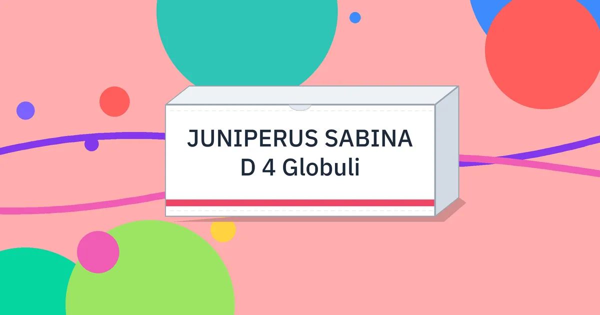 Symbolbild: Packung mit der Aufschrift JUNIPERUS SABINA D 4 Globuli (PZN 15304786) – Verfügbarkeit und Bezug in Apotheken in Frankfurt am Main