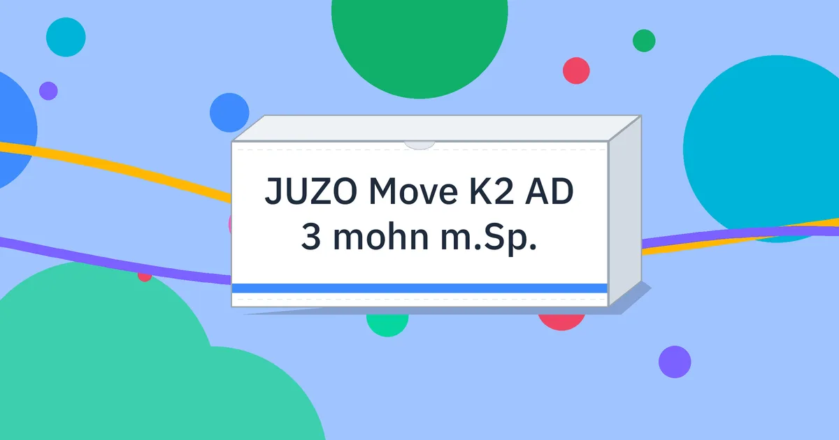 Symbolbild: Packung mit der Aufschrift JUZO Move K2 AD 3 mohn m.Sp. (PZN 18538912) – Verfügbarkeit und Bezug in Apotheken in Frankfurt am Main