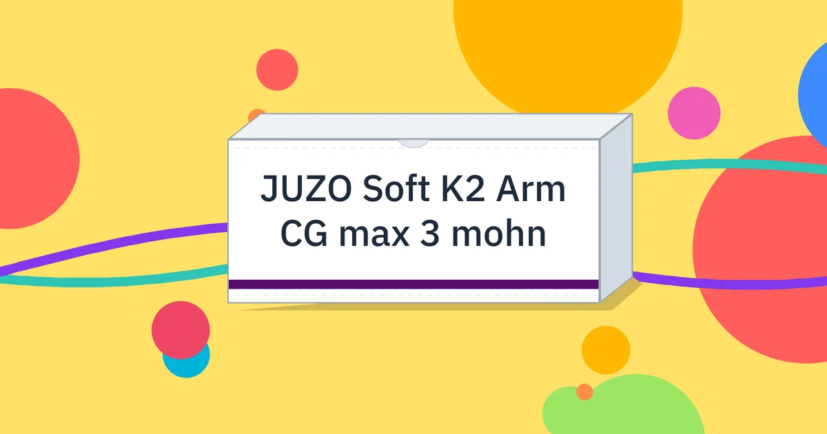 Symbolbild: Packung mit der Aufschrift JUZO Soft K2 Arm CG max 3 mohn (PZN 15514093) – Verfügbarkeit und Bezug in Apotheken in Frankfurt am Main