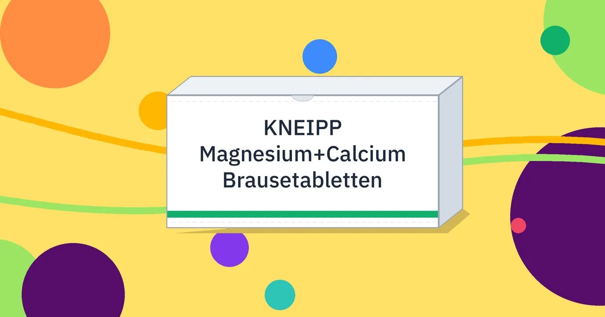 Symbolbild: Packung mit der Aufschrift KNEIPP Magnesium+Calcium Brausetabletten (PZN 07243987) – Verfügbarkeit und Bezug in Apotheken in Frankfurt am Main
