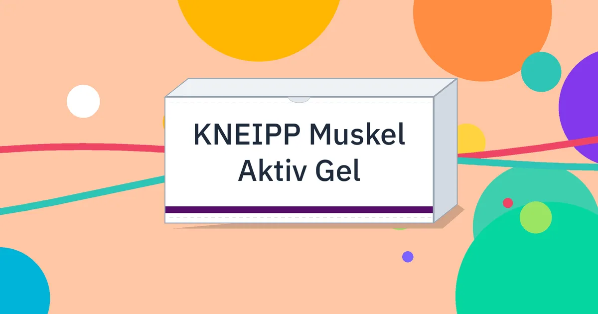 Symbolbild: Packung mit der Aufschrift KNEIPP Muskel Aktiv Gel (PZN 19801607) – Verfügbarkeit und Bezug in Apotheken in Frankfurt am Main